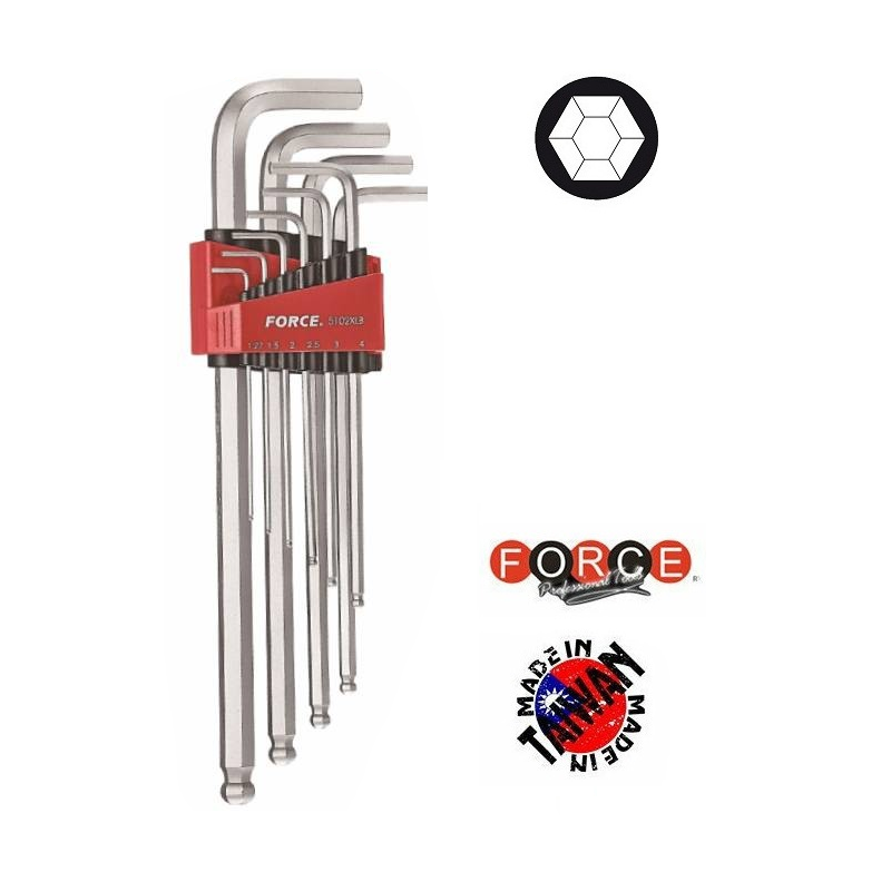 ΣΕΤ ALLEN ΜΠΙΛΙΑΣ EXTRA LONG FORCE - InTool - Intool.gr